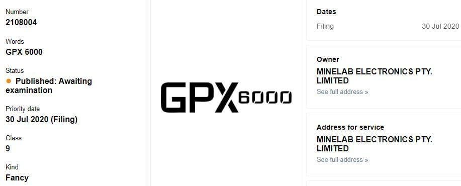 Codan/Minelab New Patent GPX6000 » Tryhard Prospecting